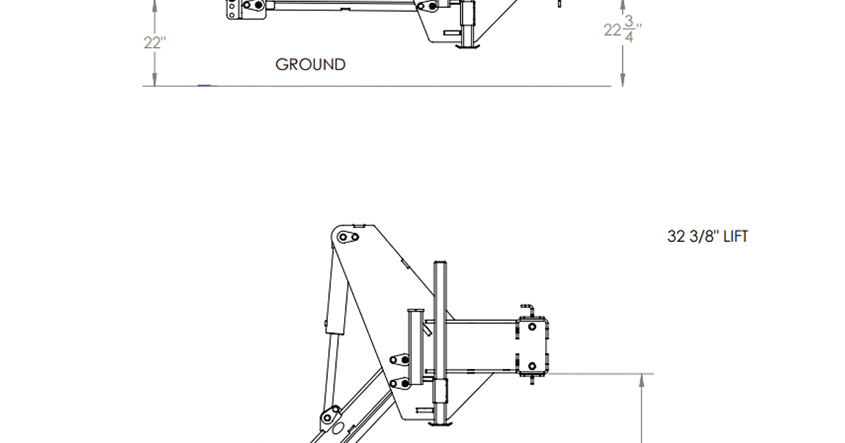Planter Conversion Hitch (White/Agco) - Thunderstruck Ag
